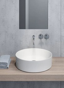 GSI Sapho, KUBE X keramické umyvadlo na desku prùmìr 45 cm, bílá ExtraGlaze