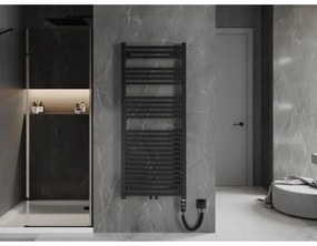 Mexen Pluton, elektrické topné těleso 1450x600 mm + topná tyč 900 W, černá, W106-1450-600-2900-70