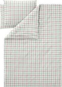 Livarno® Ložní povlečení z mikrovláknitého saténu, 200 x 220 cm, 70 x 90 cm (kostkovaná)