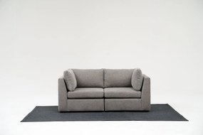 Hanah Home Dvoumístná pohovka MOTTONA světle šedá