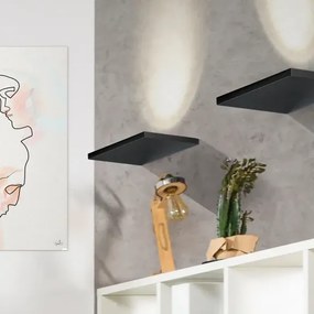 LED nástěnné svítidlo Lambda černé