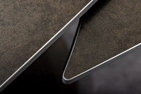 Roztahovací jídelní stůl Rafiqa 130-190 cm bronz