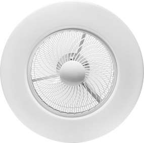 Toolight Toolight, LED stropní svítidlo s ventilátorem + dálkové ovládání APP1551-C, bílá, OSW-05180
