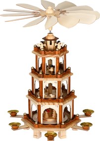 Casaria Vánoční pyramida XL 60 × 20 × 20 cm