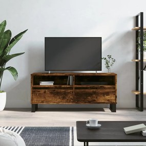vidaXL TV skříňka 100 x 34,5 x 44,5 cm kompozitní dřevo [831245] Barva: kouřový dub