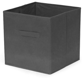 Tmavě šedý úložný box Compactor, 27 x 28 cm