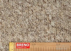 Breno Metrážový koberec OLYMPIC 69 – hnědý, šíře 400 cm, Hnědá