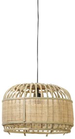 Přírodní bambusové závěsné světlo Dalika - Ø 49*36cm