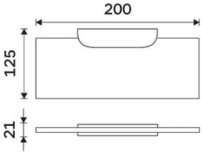 Nimco Police, 20 cm NIKAU černá - NKC X320-C-90