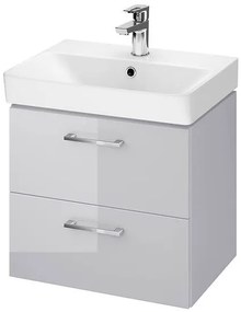 Cersanit - SET B281 LARA MILLE SLIM 50 (SKŘÍŇKA + UMYVADLO), ŠEDÁ, S801-320-DSM