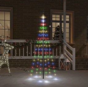vidaXL Vánoční stromek na stožár 108 ch LED diod 180 cm [343520] Barva: Vícebarevný