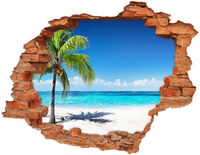 Wallmuralia Samolepící nálepka Tropická pláž 90x70 cm