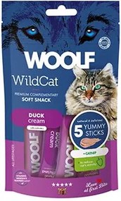 WOOLF Snack WOOLF WildCat Cream Functional Duck 5x14g