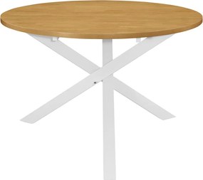 Jídelní stůl bílý 120 x 75 cm MDF 247631