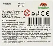 TEDDIES Antistresový pavouk / Antistresová hračka / Plast, silikon / 2