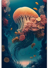 Obraz surrealistická medúza