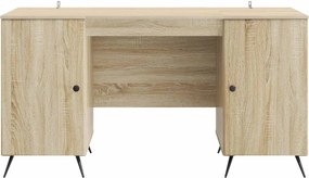 Stůl Dub sonoma 142,5 x 50 x 75 cm Kompozitní dřevo 3414632
