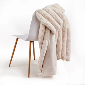 ROYAL Deka plyšová 200 x 150 cm - běžová