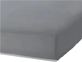 Bavlissimo Prostěradlo 90 x 200 cm šedá