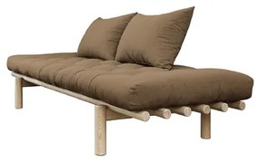 sofa PACE by Karup - 75*200 cm natural (přírodní) + futon mocca 755