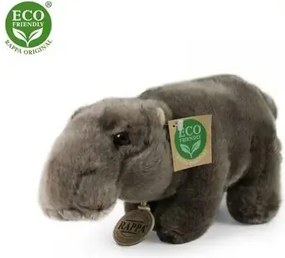 RAPPA Plyšový hroch 22 cm / ECO-FRIENDLY / od 0 měsíců