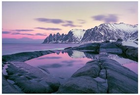 Fototapeta Zimní fjord 104x70