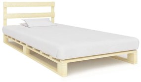 Petromila Rám postele z palet masivní borovice 100 x 200 cm