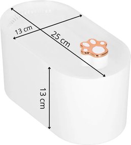 Vodní fontána pro kočky psy automatická SPRINGOS PA0315