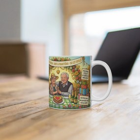 Personalizovaný hrnek z vlastní fotky pro rodinu – Komiksový styl
