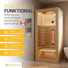 Artsauna Infrasauna Trondheim 90, přírodní