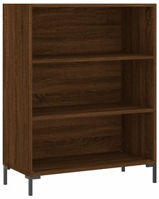 Skříň highboard hnědý dub 69,5 x 34 x 180 cm kompozitní dřevo