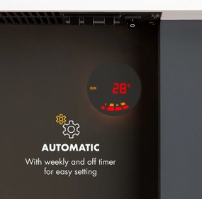 Klarstein Studio Light & Fire 2, elektrický krb, 1000/2000 W, MDF, dálkové ovládání, bílý