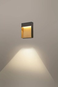 LA 1002952 FLATT Outdoor, nástěnné LED svítidlo, 3000K, IP65, antracitové - BIG WHITE (SLV)