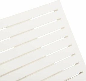 Zahradní lehátko plast bílé 315826
