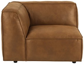 Koňakově hnědý modul pohovky (levý roh) Fairfield Kentucky – Bonami Selection