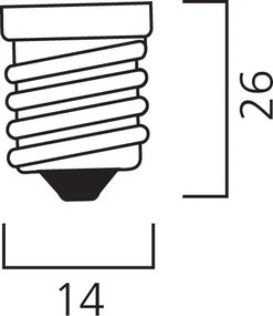 Diolamp LED Filament Mini Globe žárovka čirá G45 5W/230V/E14/2700K/680Lm/360°