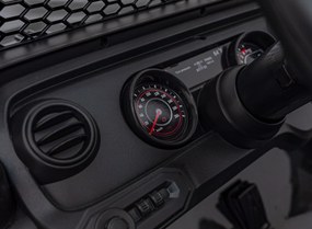 Ramiz Terénní auto OFF-ROAD 3.0 pro děti černé + dálkové ovládání + pomalý start + pásy + LED a zvuky