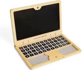 Bigjigs Toys Dřevěný magnetický notebook / od 3 let / 95 dílků