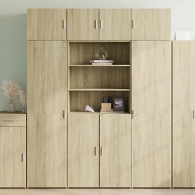Skříň highboard dub sonoma 80 x 42,5 x 185 cm kompozitní dřevo 3281380
