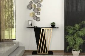 Casarredo Konzolový stolek GIOS černá/marble