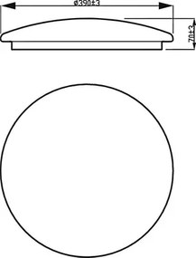 Philips Moire CL200 bílé / Přisazené LED svítidlo / 1x20W / 2300lm / 4