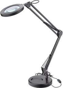 Lampa stolní s lupou, USB napájení, 1300 lm, 3 barvy světla, 5 × zvětšení EXTOL LIGHT 43160