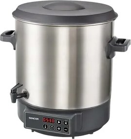 SENCOR SPP 3200SS stříbrná / Zavařovací hrnec / 27 L / 1800W
