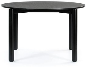 Černý kulatý jídelní stůl Teulat Atlas, ø 120 cm