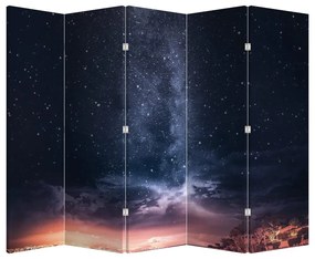 Paraván - Hvězdná obloha (210x170 cm)