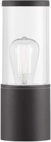 NV 9060181 Venkovní nástěnné svítidlo ZOSIA tmavě šedý hliník a čirý akryl E27 1x12W 220-240V bez žárovky IP65 - NOVA LUCE