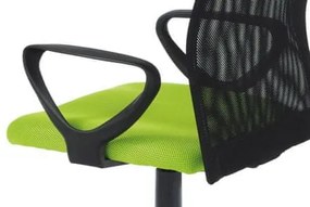 Autronic Kancelářská židle Kancelářská židle, látka MESH zelená / černá, plyn.píst (KA-B047 GRN)