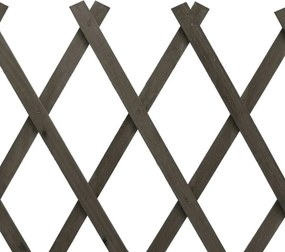 vidaXL Zahradní trelážový plot 120 x 60 cm masivní jedle [314823] Barva: Šedá
