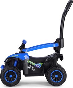 Dětské odrážedlo s vodící tyčí Milly Mally Wild 3v1 blue