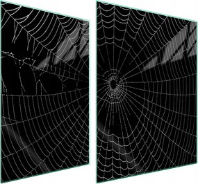 Skleněná ochranná deska na sporák 70x52 Umění Tvrzené sklo 7v1